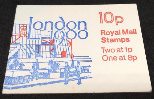 Royal Mail 10p Stamp Book. 1980 London International Stamp Earls Ct.2 ...
