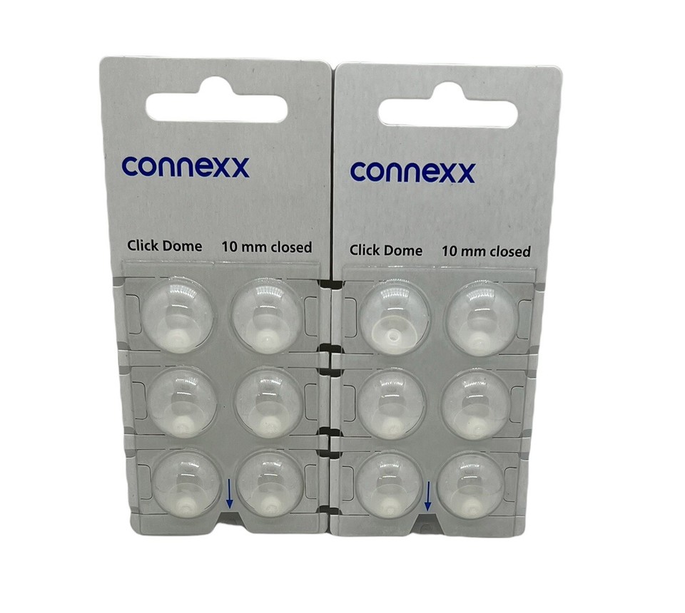 Signia 2.0 10mm Closed Click Domes For RIC Models- 2 Pack (12 Domes ...