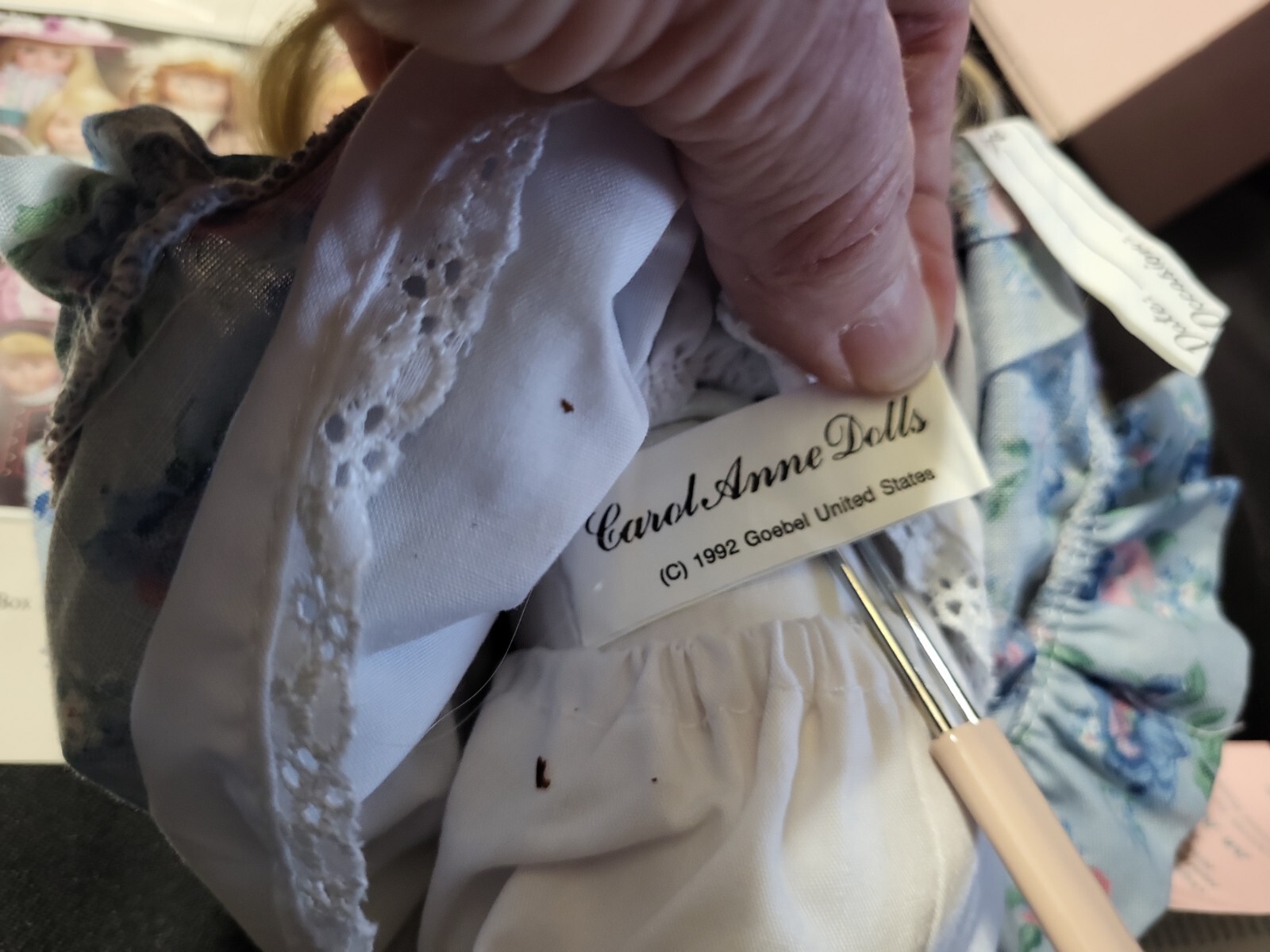 8" September Birthstone Porcelain Doll by Bette Ball / Goebel / Carol ...