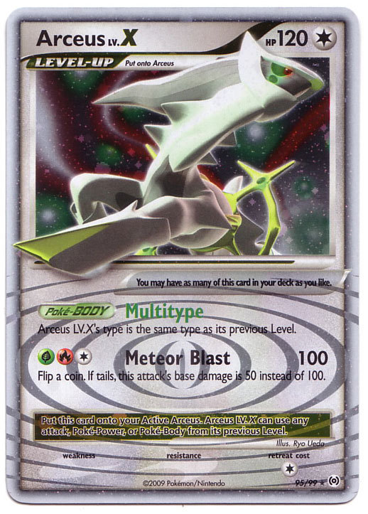 Mega Arceus Ex Card