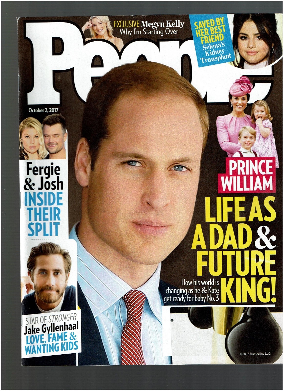PEOPLE MAGAZINE OCTOBER 2,2017-PRINCE WILLIAM-118 PAGES | eBay
