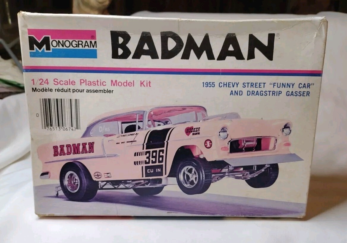 Badman 1955 Chevy Street Funny Car 1/24 - Model Kit Parts Only ...