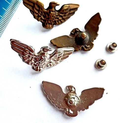 1 Piece Eagle Metal Concho With Rivets Country Military 35mm X 20mm 3 ...