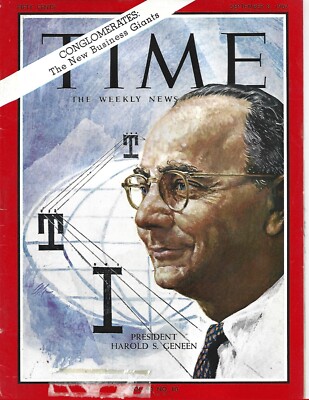SEPTEMBER 8 1967 TIME MAGAZINE ITT PRESIDENT HAROLD GENEEN ...