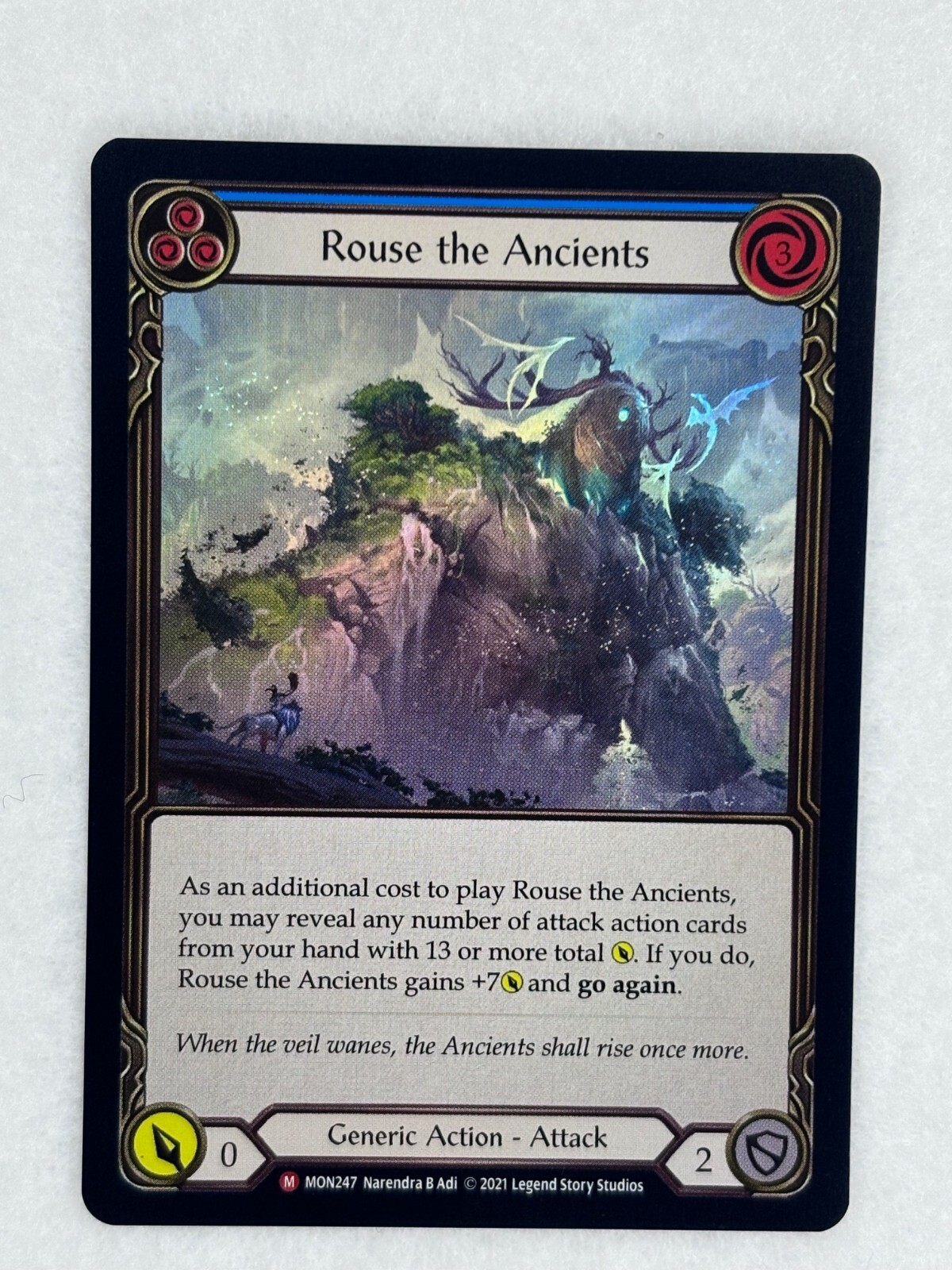 2 Rouse the Ancients Majestic 1 Rainbow Foil and 1 Normal Monarch 1st ...