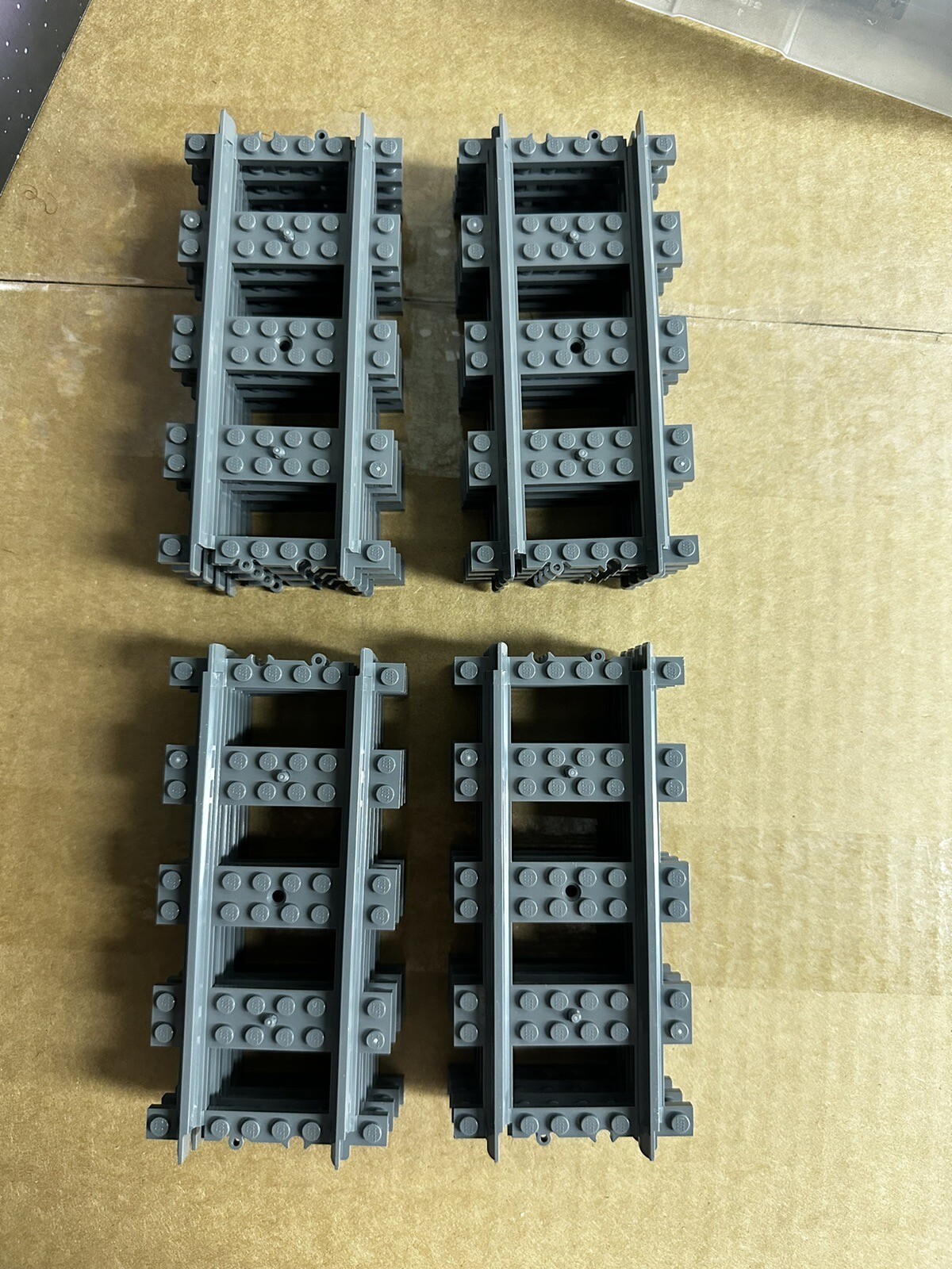 16 LEGO Straight train tracks | eBay