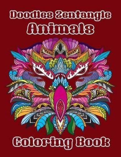 Arika Williams Doodles Zentangle Animals Coloring Book (Poche ...