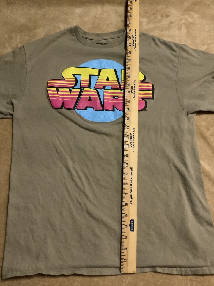 Star Wars Mad Engine Retro Summer Fade Graphic Tee T-Shirt Top Size ...