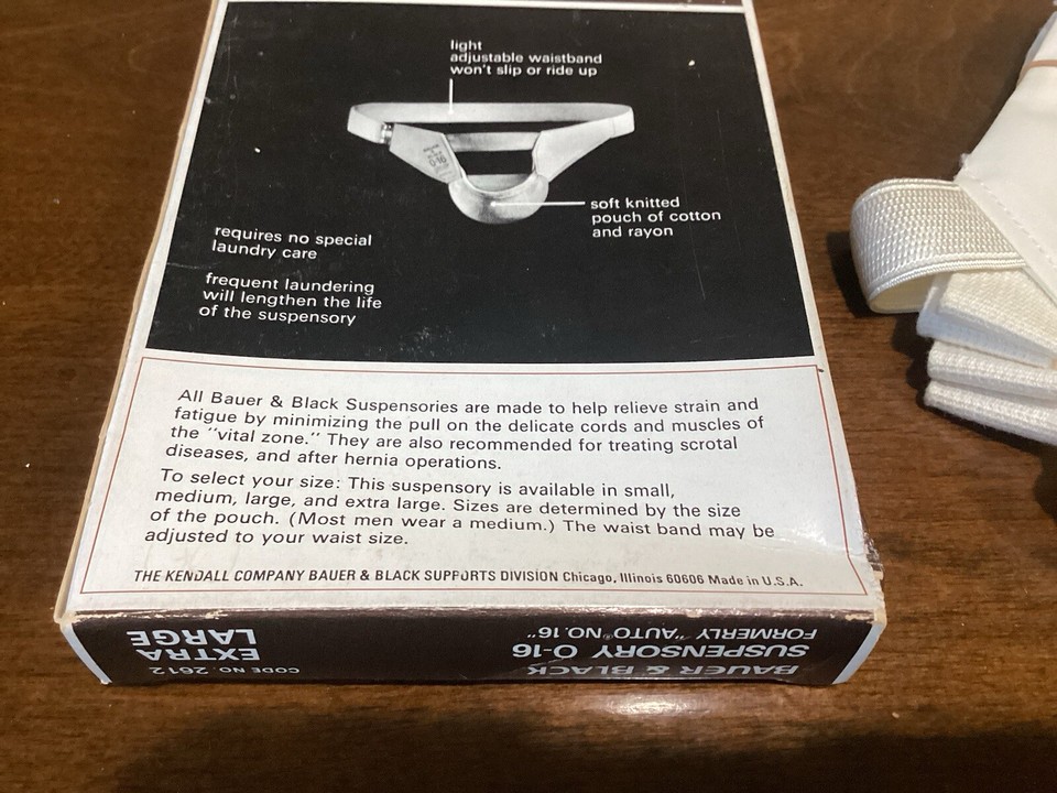 mens athletic supporter, Pouch X-Large New In Box Rare Jock Strap Clean ...