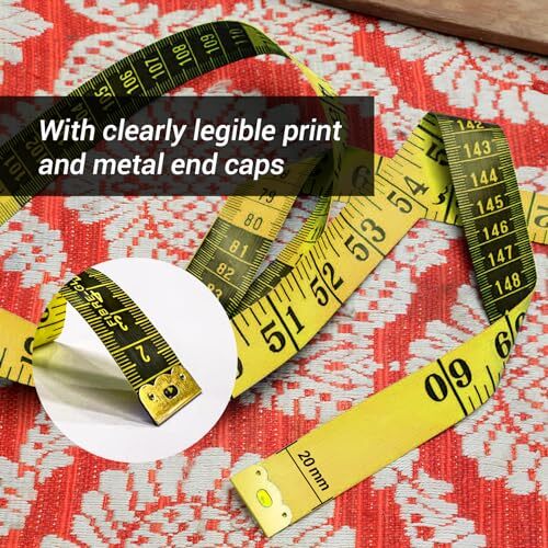 Body Measuring Tape, Double-Scale Soft Tape Measuring, Heavy Duty Body ...