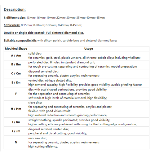 5PCS Hm22D20 Diamond Cutting Wheel Diamond Disc Sieve Disc Sperating ...