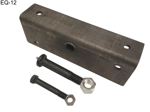 Equalizer for 2" Wide Slipper Springs 12" Long 7/8" Center Hole W/ Nuts ...