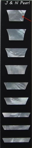 10pcs Custom Trapezoid Inlay Set Figured M for Les Paul Standard ...