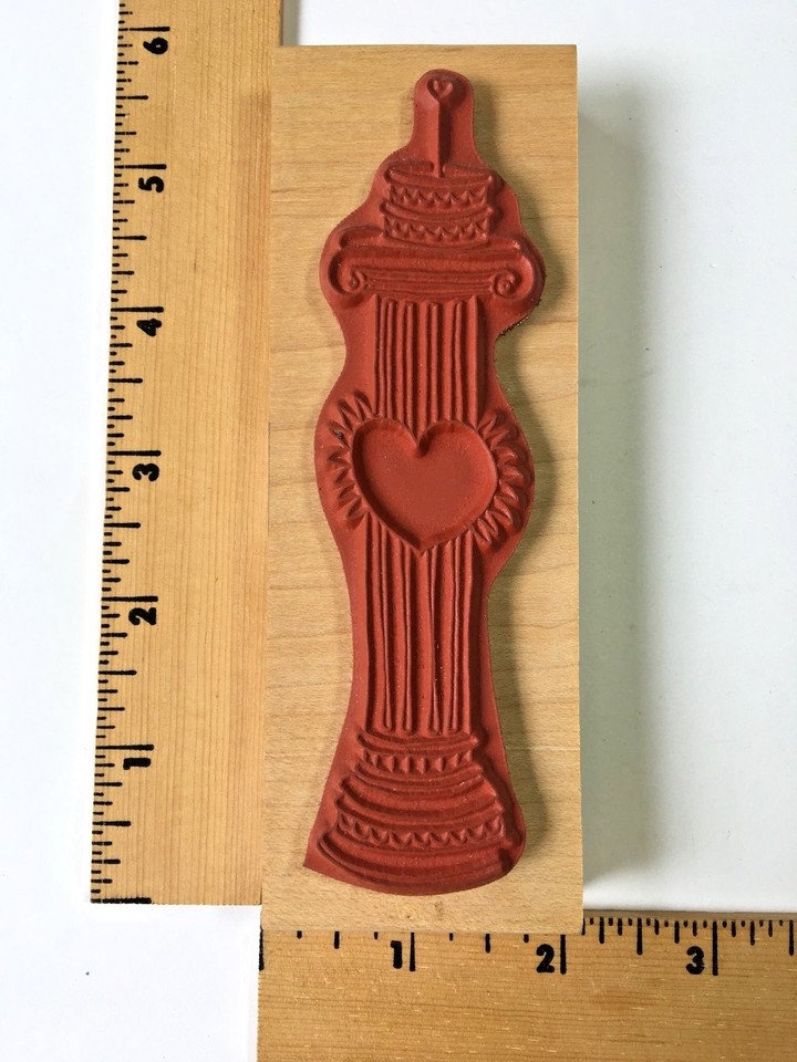 Norma Glamp's Rubber Stamps - Column with Cake - NEW | eBay