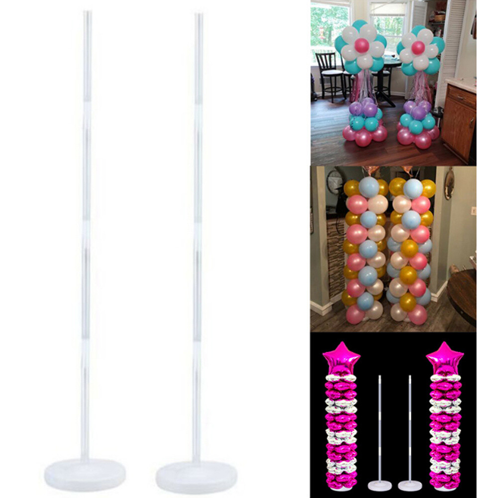 Plastic Balloon Centerpiece Stand Party Zealot 2 Set DIY Balloon