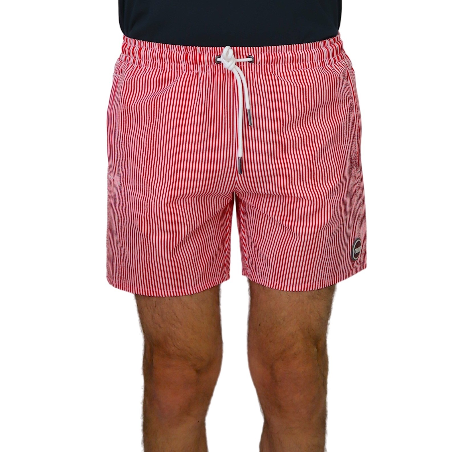 COLMAR boxer costume mare uomo 7278R 7XP WIRE 193 BIANCO/ROSSO estate ...