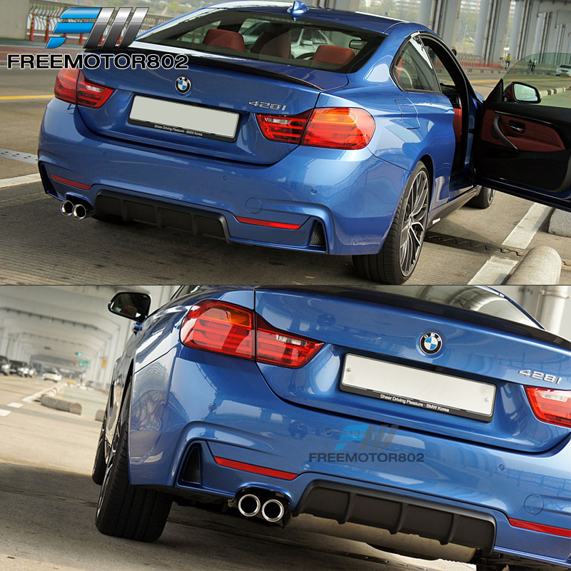 2014-2020 BMW F32 428i M-P Style Fit Rear Bumper Cover Conversion ...