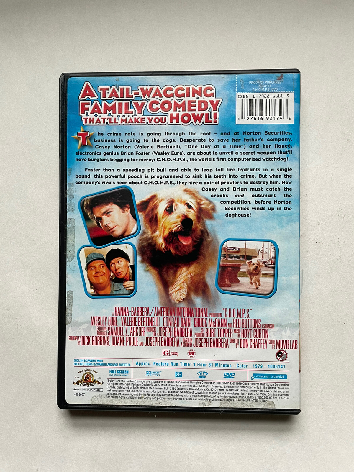 Chomps C.H.O.M.P.S. - DVD 2005 MGM hanna barbera Conrad Bain Valerie Bertinelli 27616921796 | eBay