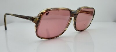 Vintage Sterling Optical DMX Brian Gray Oval Horn-Rimmed Sunglasses ...