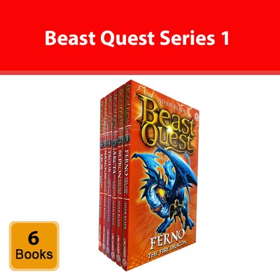 Beast Quest Series 1 Collection 6 Books Set by Adam Blade Epos, Nanook ...