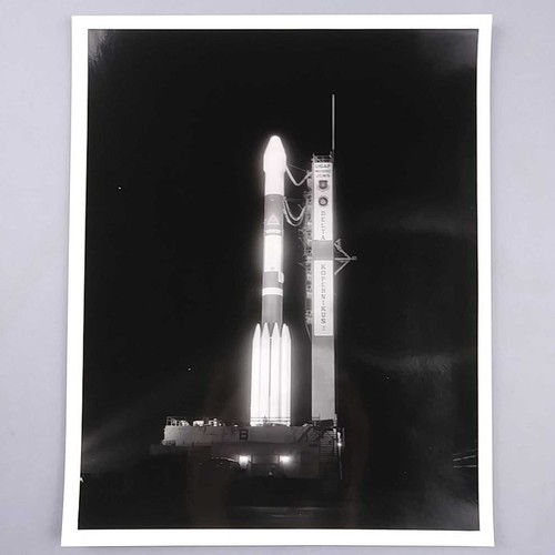 1992 NASA Delta II Ready to Launch with German Kopernikus Satellite 8 x ...