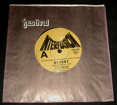 SCOTT ENGLISH INTERFUSION 1971 45 – BRANDY – TOP 40 POP BALLAD | eBay