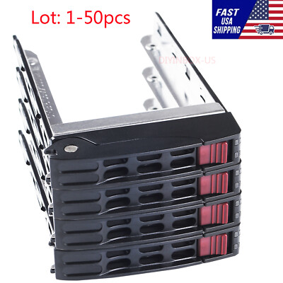 Lot SuperMicro 2.5" SATA Drive Tray Caddy 01-SB16105-XX00C102, MCP-220 ...