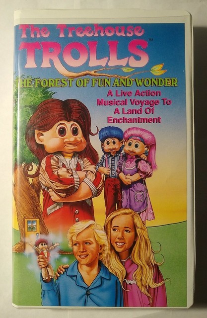Vintage Treehouse Trolls VHS Tape Forest of Fun and Wonder Wind in The ...