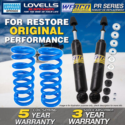 Front Webco Shock Absorbers Raised Springs for MITSUBISHI Triton ME MF ...