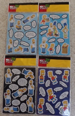 The Simpsons Pick From 3 Different Sets of 14 Magnets - SEALED New | eBay