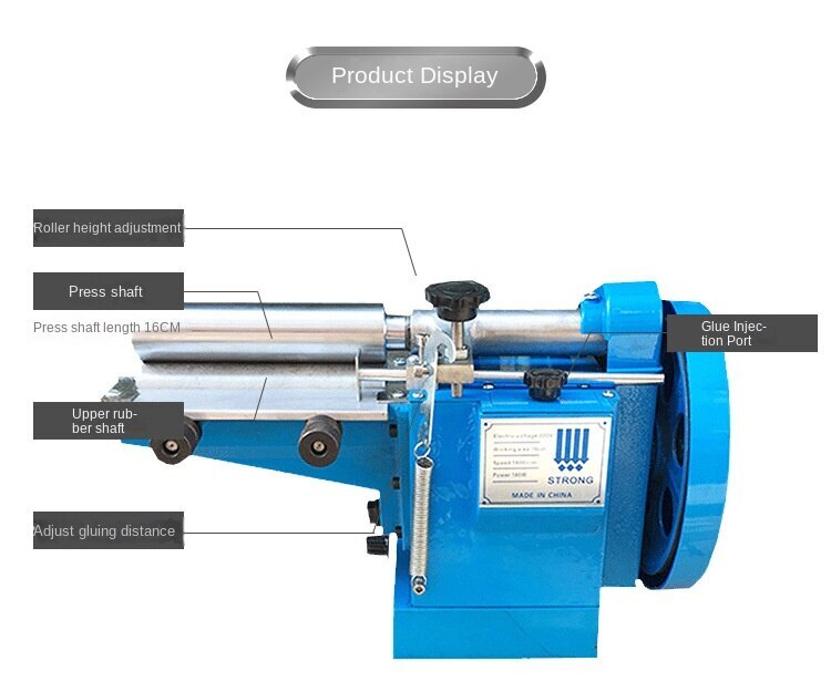 Strong Power Glue Gluing Machine 160mm Glue Machine for Leather | eBay