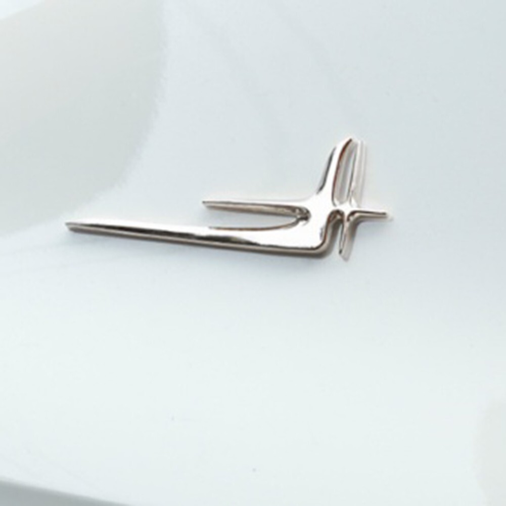 Luxurious Silver Metal Car Side Emblem Badge Sticker L Extended Edition ...