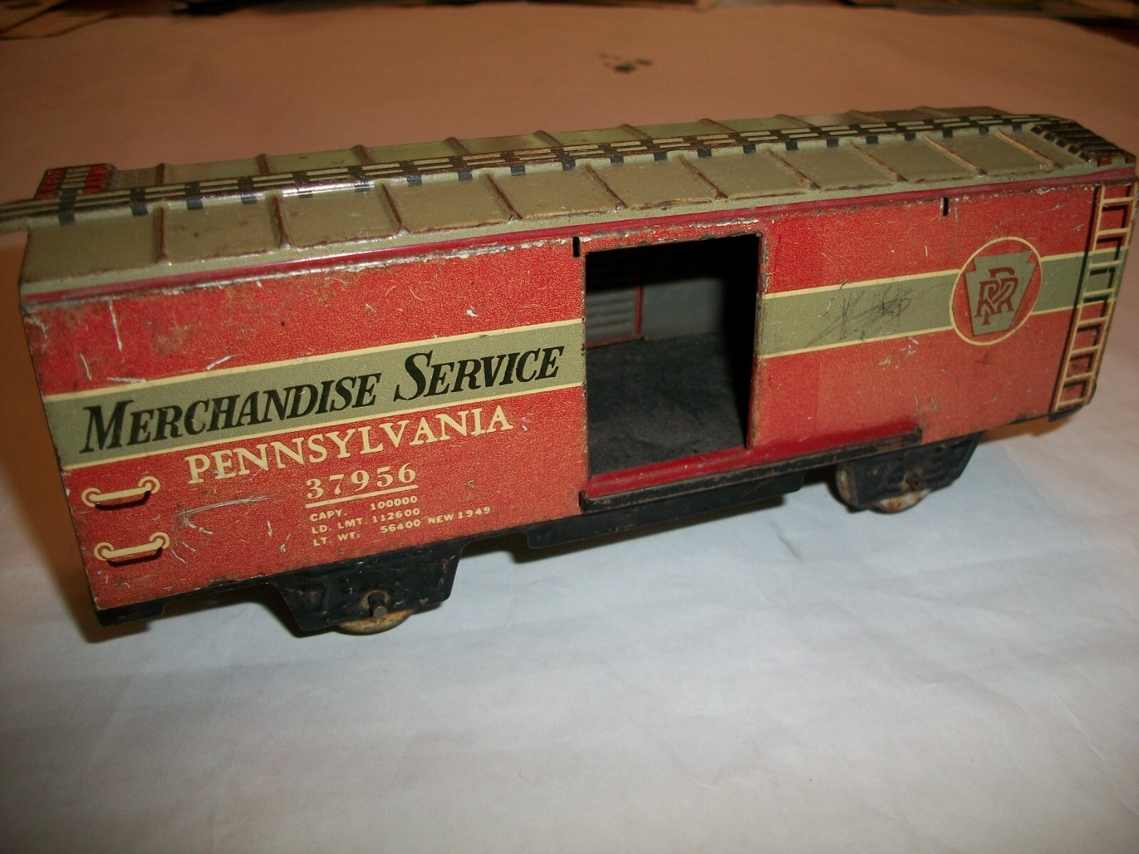 Vintage Pennsylvania RR Toy Train Boxcar--MARX | eBay