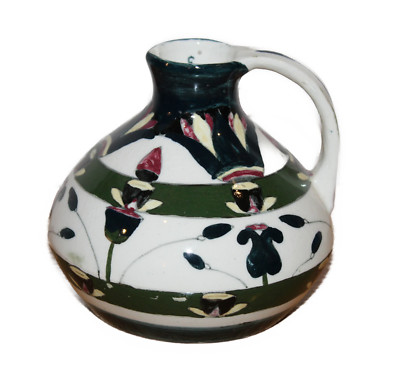Antique C.H. Brannam Barum Ware Art Pottery Jug – Hand Painted Floral ...