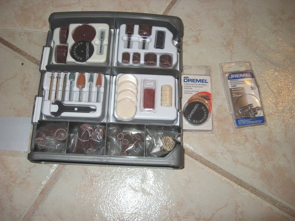 NEW DREMEL Rotary Tool Set All-Purpose Accessory Kit Cut Carve Grind ...