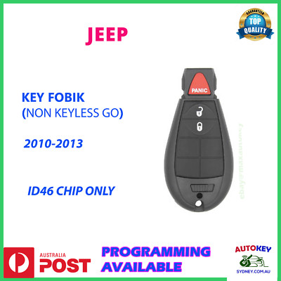 Jeep remote key fobik with ID46 chip suit 2009-2012 twist ignition | eBay