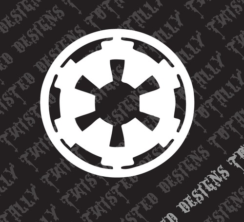 Star Wars galactic empire car truck vinyl decal sticker vader boba fett ...