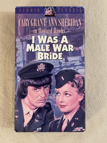 I Was A Male War Bride - VHS - Gary Grant Ann Sheridan Howard Hawks ...