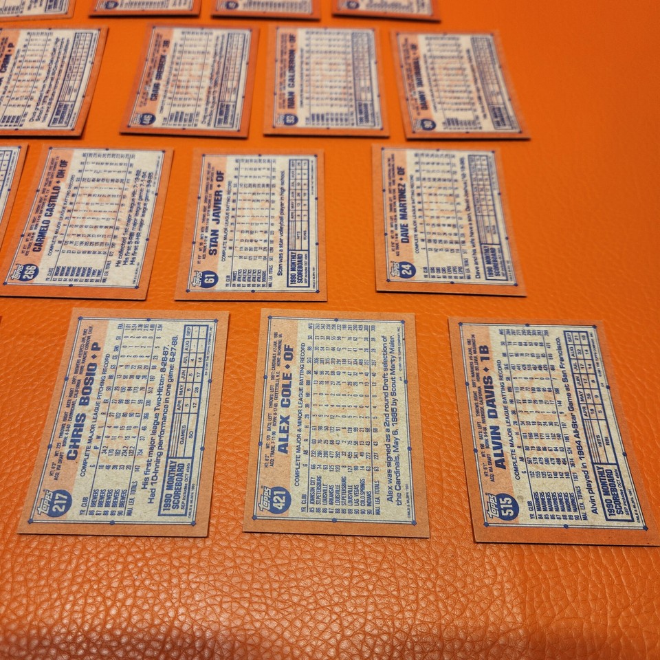Vintage Topps 40 Years Of Baseball MLB Pro Baseball Card Collectables ...