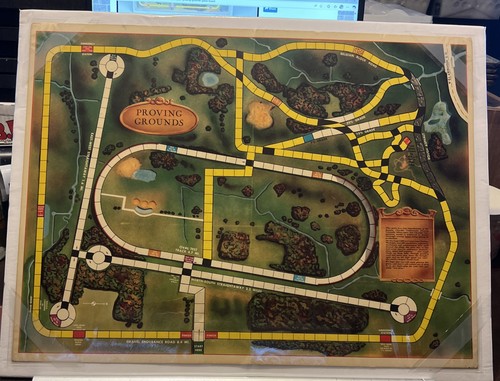 Rare 1940s Chrysler Proving Grounds Game Promo Allen Scott Cadiz Ohio ...