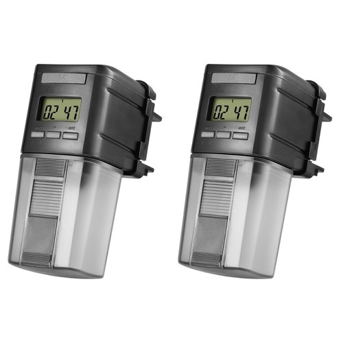 2 Pcs Automatic Feeder Fish Tank Floating Fixed-point Baby Aquarium | eBay