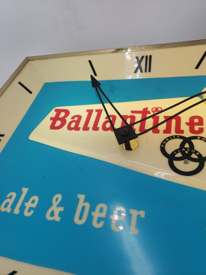 Vintage Original 1950s Ballantine Beer Electric Lighted Bar Sign Newark ...