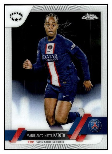 Marie-Antoinette Katoto 2022-23 Topps Chrome UEFA Women's Champions #9 ...
