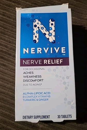 Nervive Nerve Relief - 30 Tablets for sale online | eBay