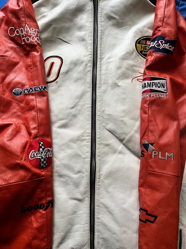 Wilson leathers chase Tony Stewart the Home Depot racing nascar jacket ...