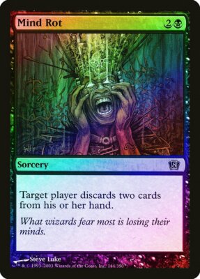 Mind Rot FOIL 8th Edition PLD Black Common MAGIC THE GATHERING CARD ...