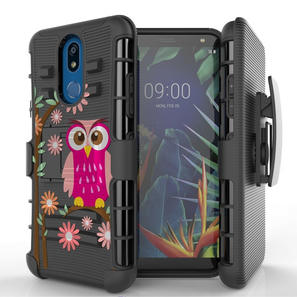 For LG Prime 2 Tribute Royal X320 Journey LTE L322DL Hybrid Case ...