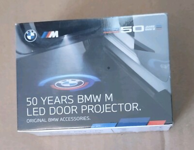BMW OEM 50 Years BMW M LED Door Logo Projector Most Models Fitment ...