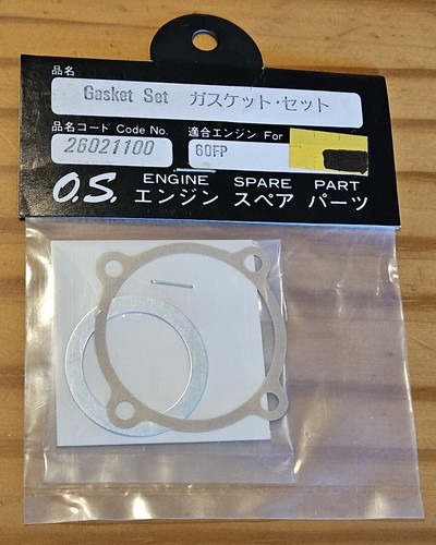 OS Engine Gasket Set For 60 FP 26021100 New Old Stock RC Airplane Parts ...