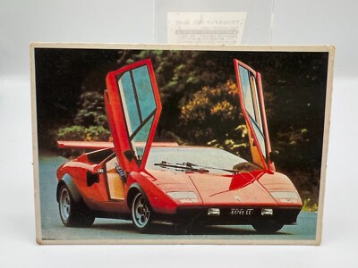 LAMBORGHINI COUNTACH LP500S Super car card Japanese Vintage Rare F/S | eBay